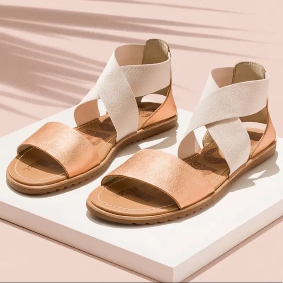 Sorel | Shoes | Nwot Sorel Ella Sandal Warm Gold In Box Gladiator Shoe ...